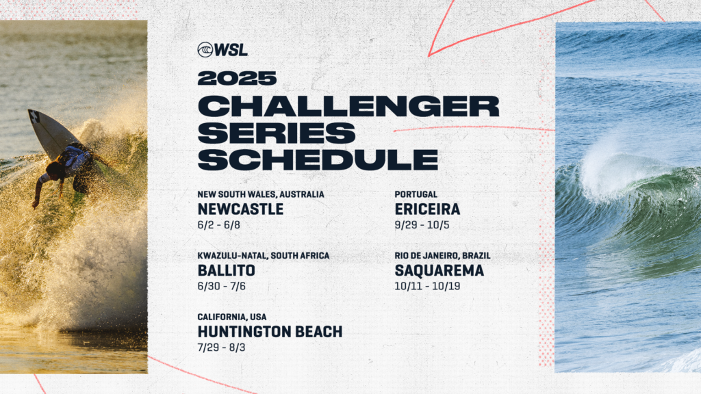 WSL anuncia os calendários de 2025 do Challenger Series e Longboard ...